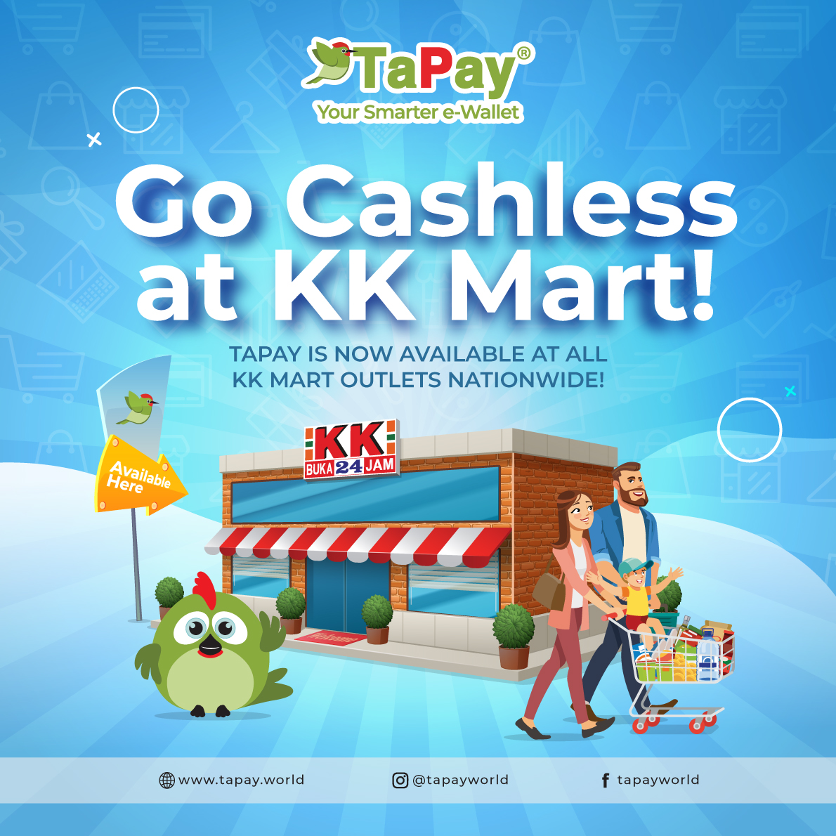 Shop cashless at KK Mart with TaPay – TaPay World